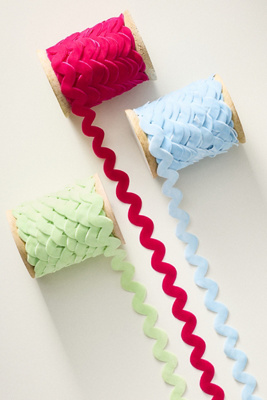 Velvet Ric Rac Gift Ribbon | Anthropologie UK