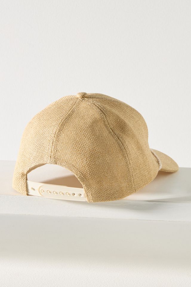 Central Park West Straw Baseball Cap | Anthropologie