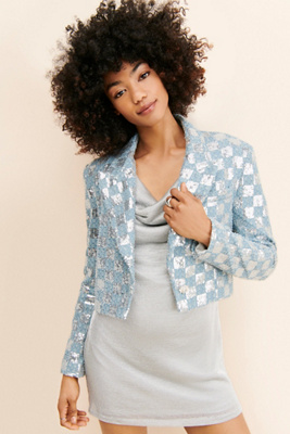 Line + Dot Skylar Cropped Blazer | Anthropologie