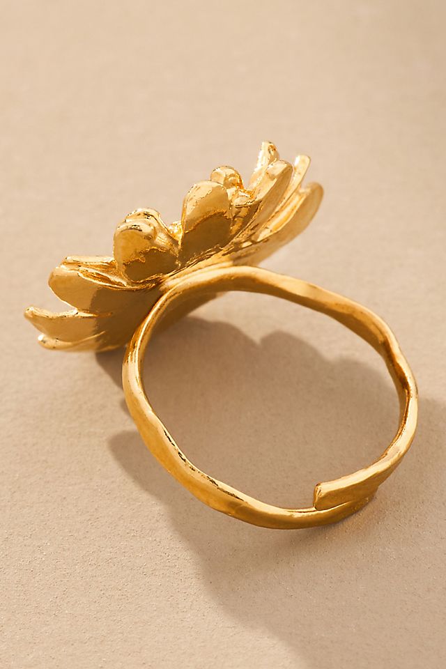 Elise Tsikis Flower Ring | Anthropologie Elise Tsikis Flower Ring | Anthropologie