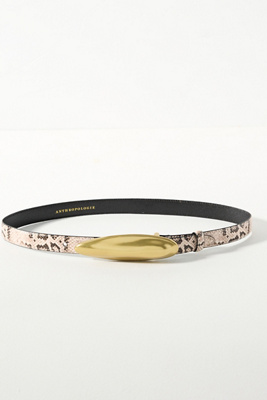 The Hensler Embossed Snake Belt | Anthropologie