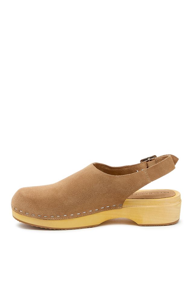 Kelsi Dagger Brooklyn Nash Wood-Bottom Slingback Clogs | Anthropologie