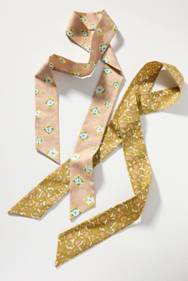 Patterned Tie-Back Headbands, Set of 2 | Anthropologie