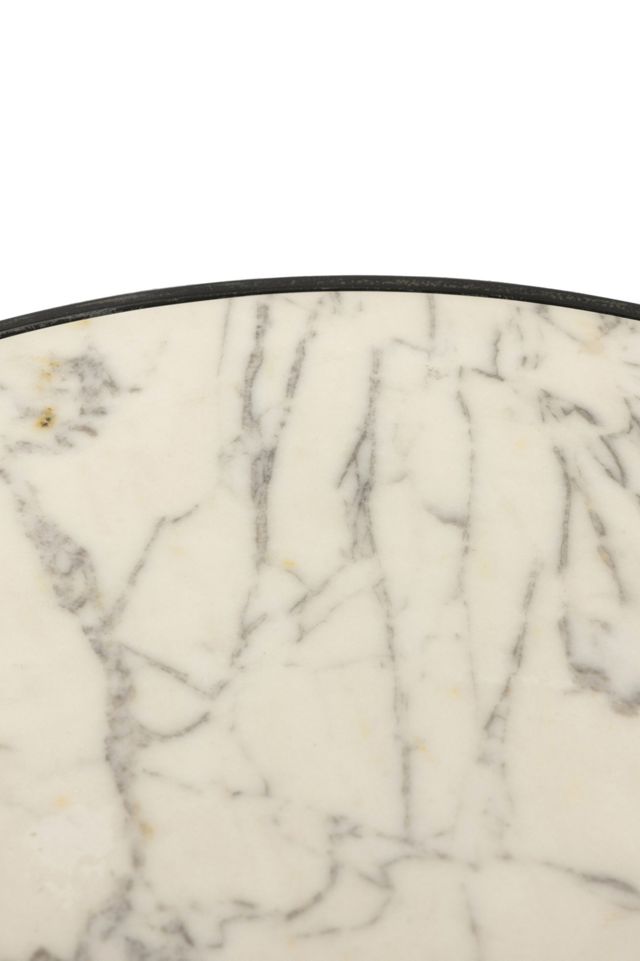 Balboa Round Marble-Top Outdoor Dining Table | AnthroHome