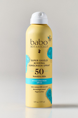 Babo Botanicals SPF 50 Sheer Mineral Sunscreen Spray | Anthropologie