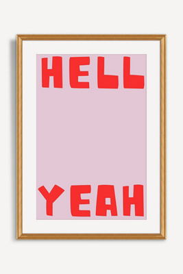 Hell Yeah Wall Art | AnthroHome