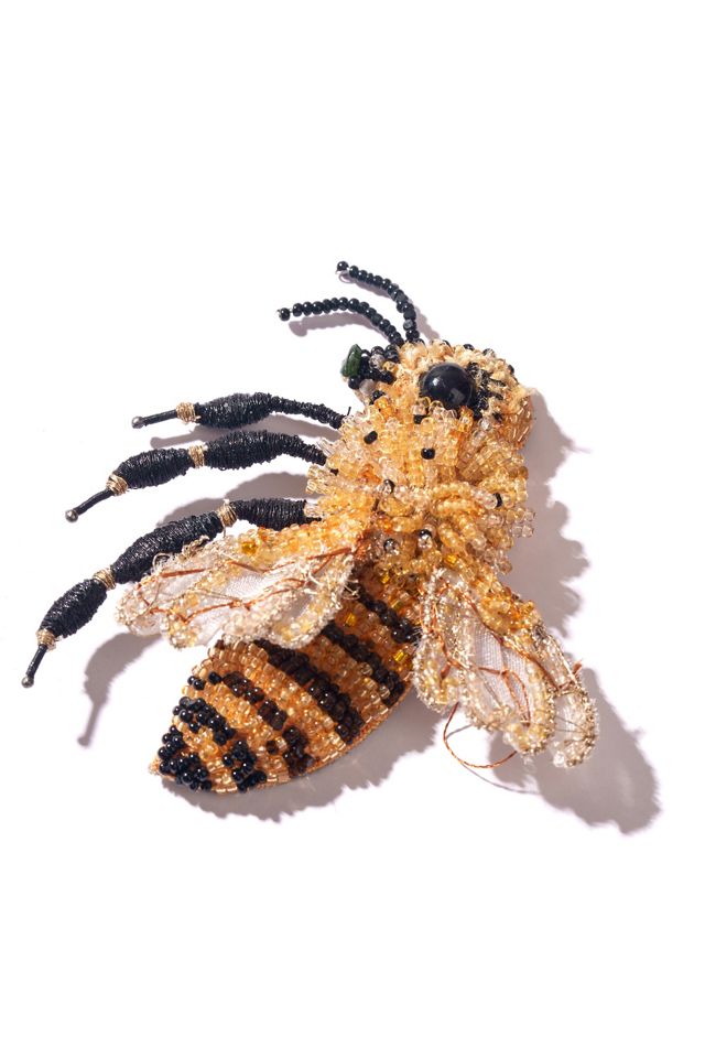 Deepa Gurnani Honeybee Brooch | Anthropologie