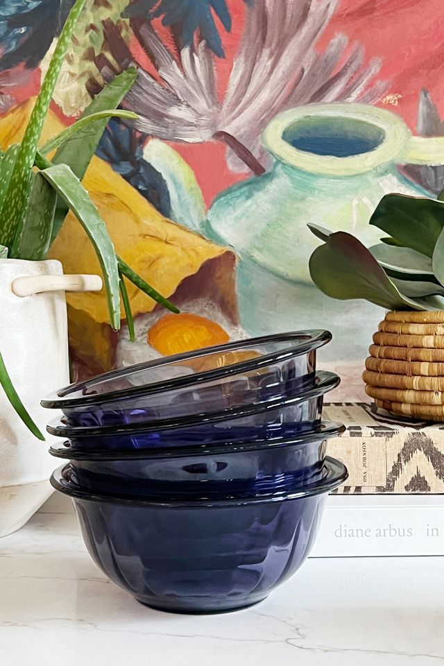 Old Flame Candle Co. Vintage Purple Pyrex Bowls | AnthroHome