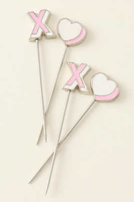 Valentine's Day Cocktail Picks, Set of 4 | AnthroHome