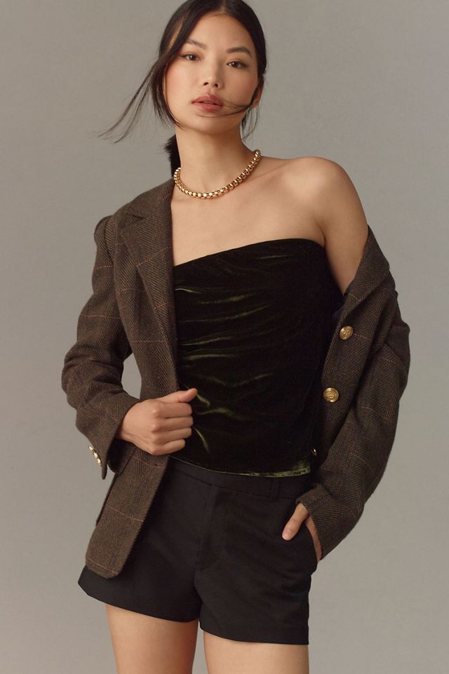Velvet Tube Top | Anthropologie