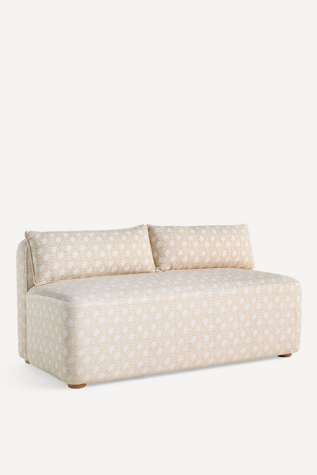 Magnolia Linen-Blend Dining Bench | Anthropologie UK