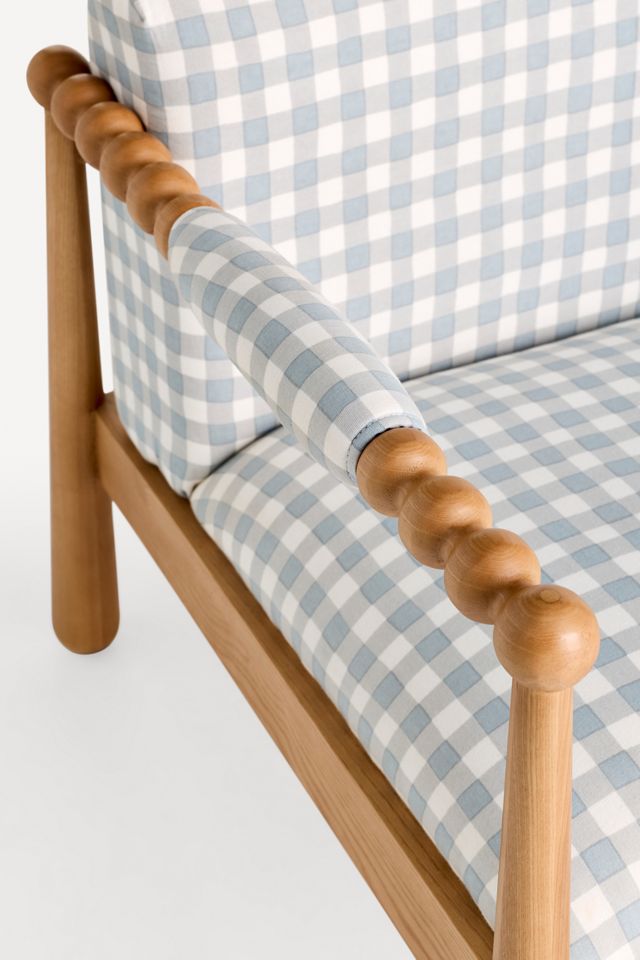 Pippa Gingham Accent Chair | AnthroHome
