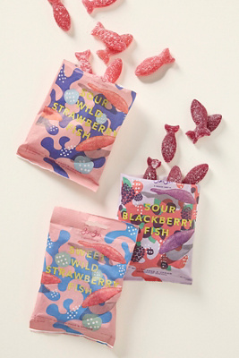 BonBon Berry Mix Fish Candy, Set of 3 | AnthroHome
