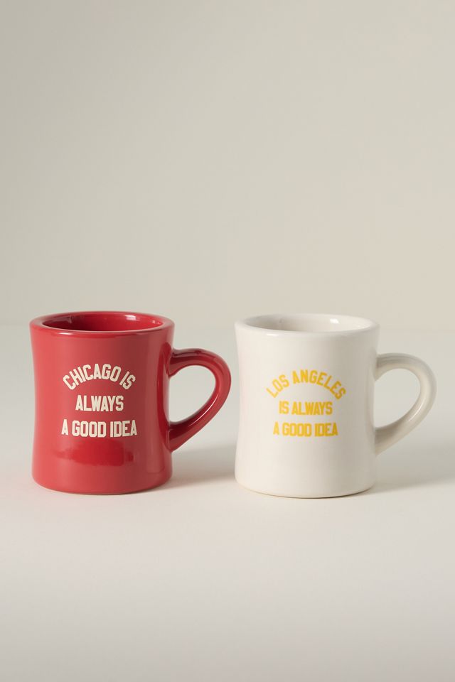 Alice & Wonder Stoneware Diner Mug | AnthroHome