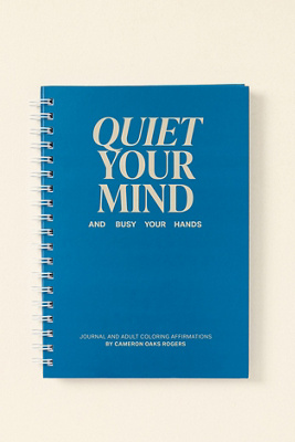 Quiet Your Mind Guided Wellness Journal and Adult Coloring Affirmations ...