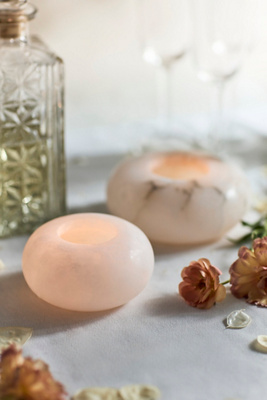 Alabaster Votive Holder | Terrain