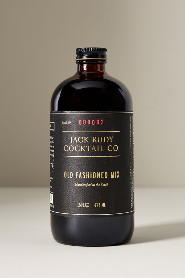 Jack Rudy Cocktail Co. Old-Fashioned Mix and Orange Bitters, Set of 2 ...