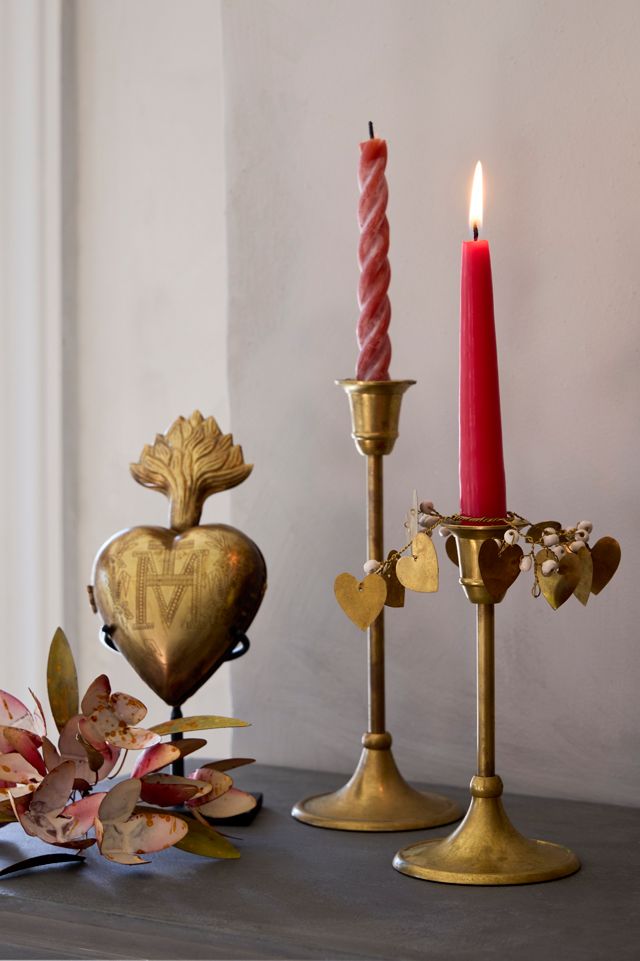 Brass Heart Curio + Stand | Anthropologie