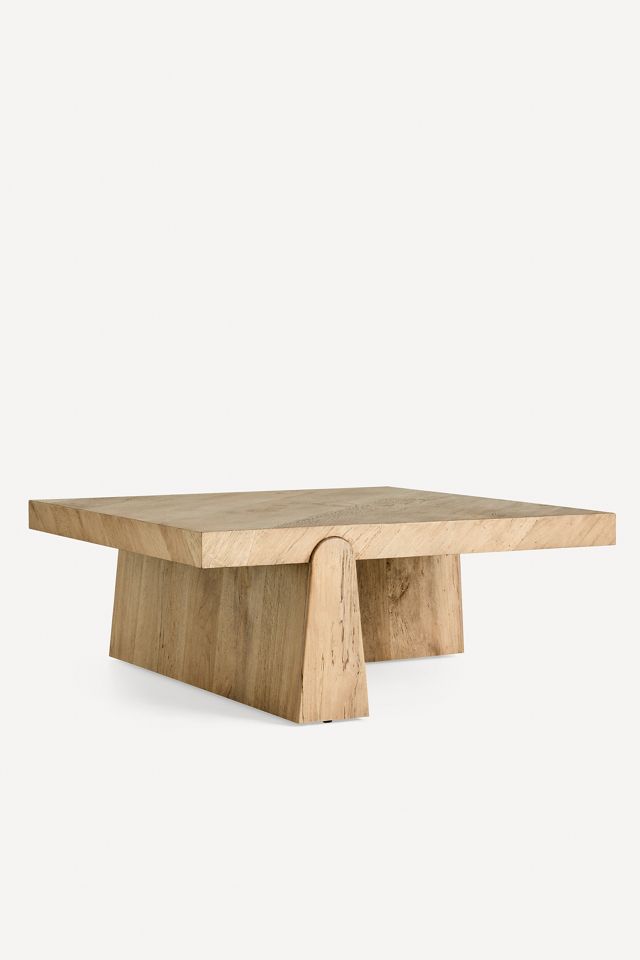 Arla Reclaimed Oak 42" Coffee Table | AnthroHome