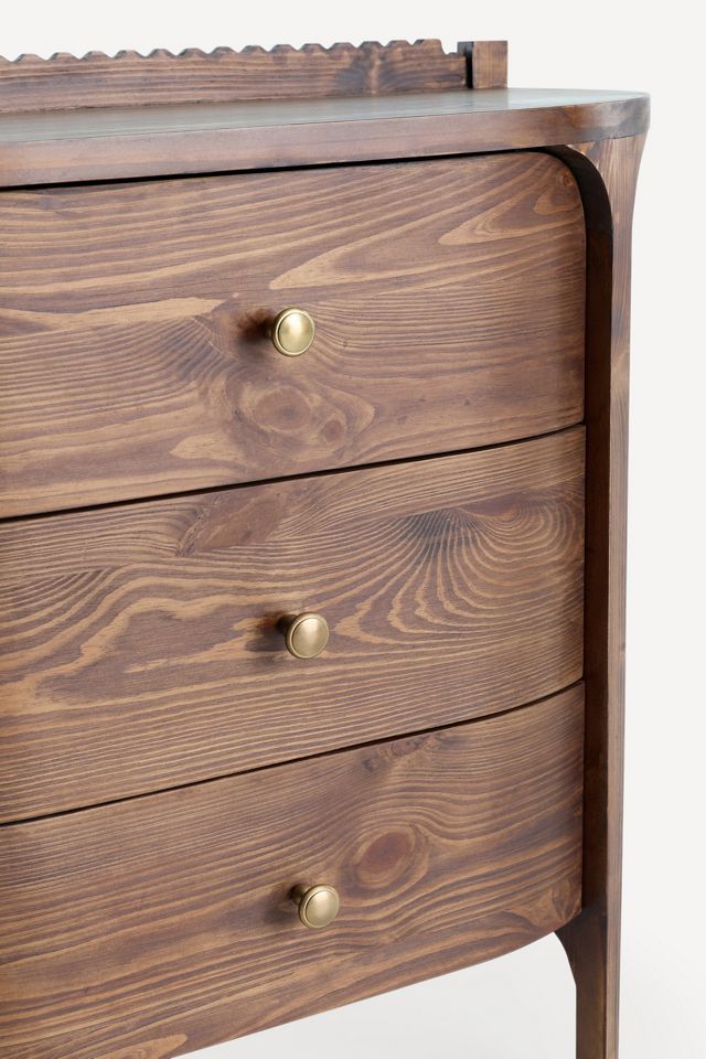 Aria Three-Drawer Wood Dresser | AnthroHome