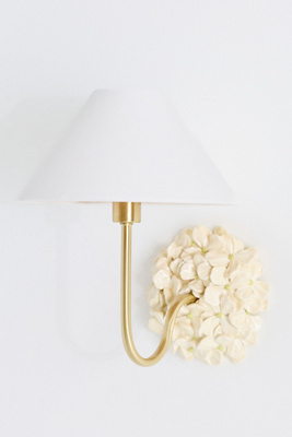 Aster Hydrangea Sconce Wall Light | AnthroHome