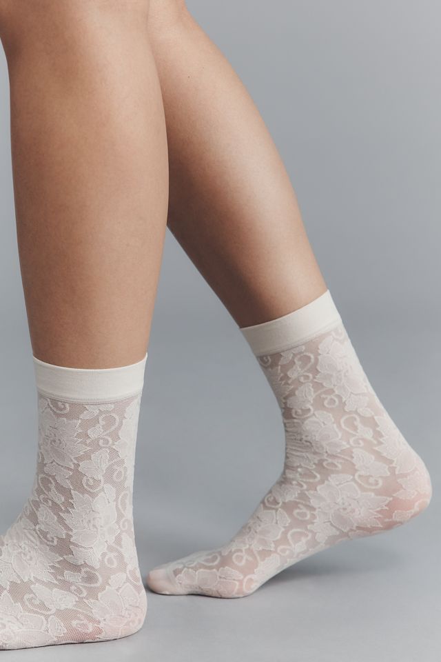 Swedish Stockings Lily Sheer Lace Socks | Anthropologie