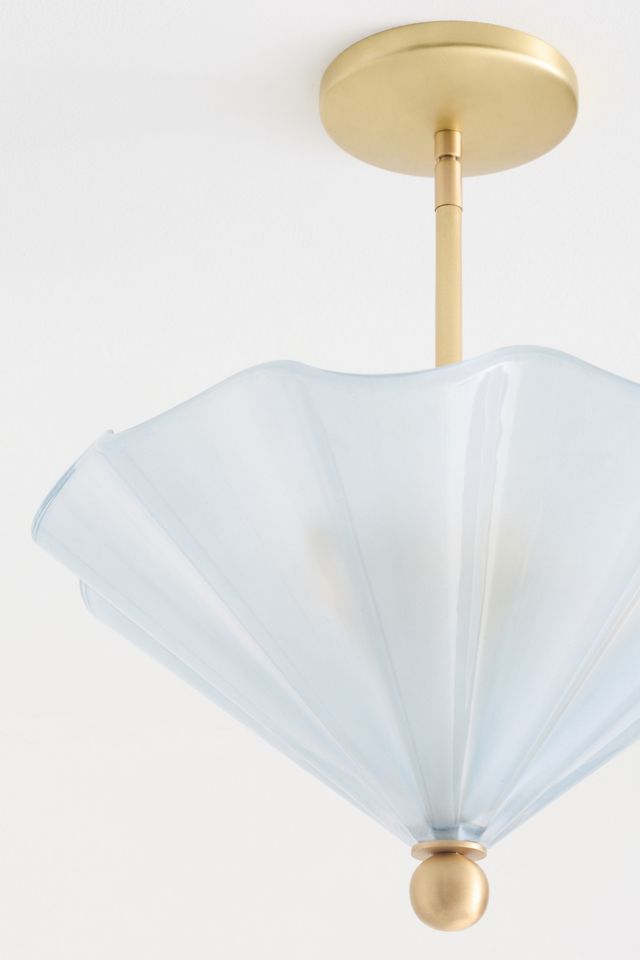 Wave Colored Glass Flush Mount | AnthroHome