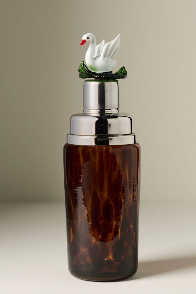 Swan Pond Life Cocktail Shaker | AnthroHome