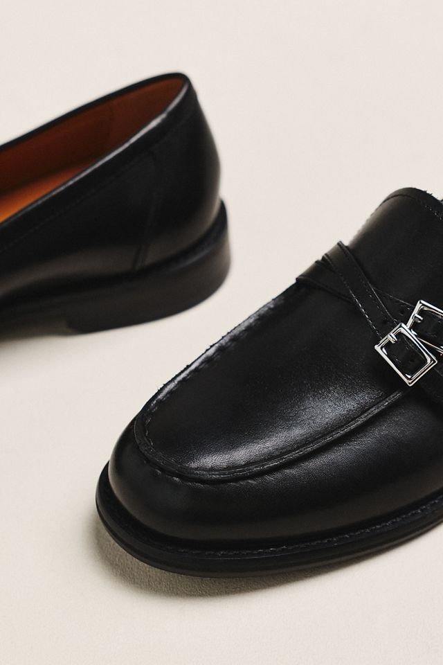 Vagabond Shoemakers Linn Double-Buckle Loafers | Anthropologie