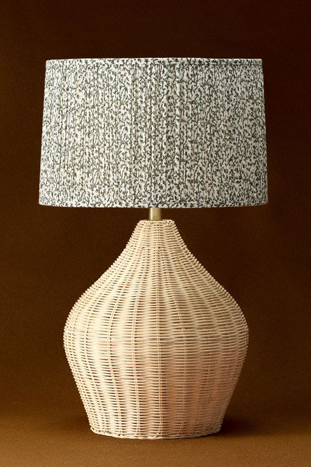 Brown Wicker Lamp Base | Anthropologie