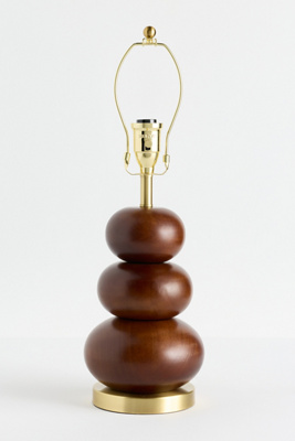 Stacked Wood Lamp Base | AnthroHome