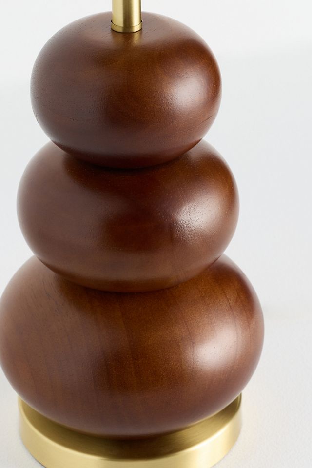 Stacked Wood Lamp Base | AnthroHome