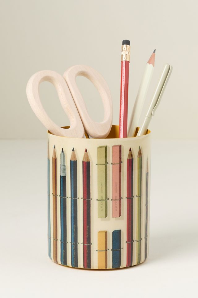 Roomytown Vintage Pencils Pen Pot | AnthroHome
