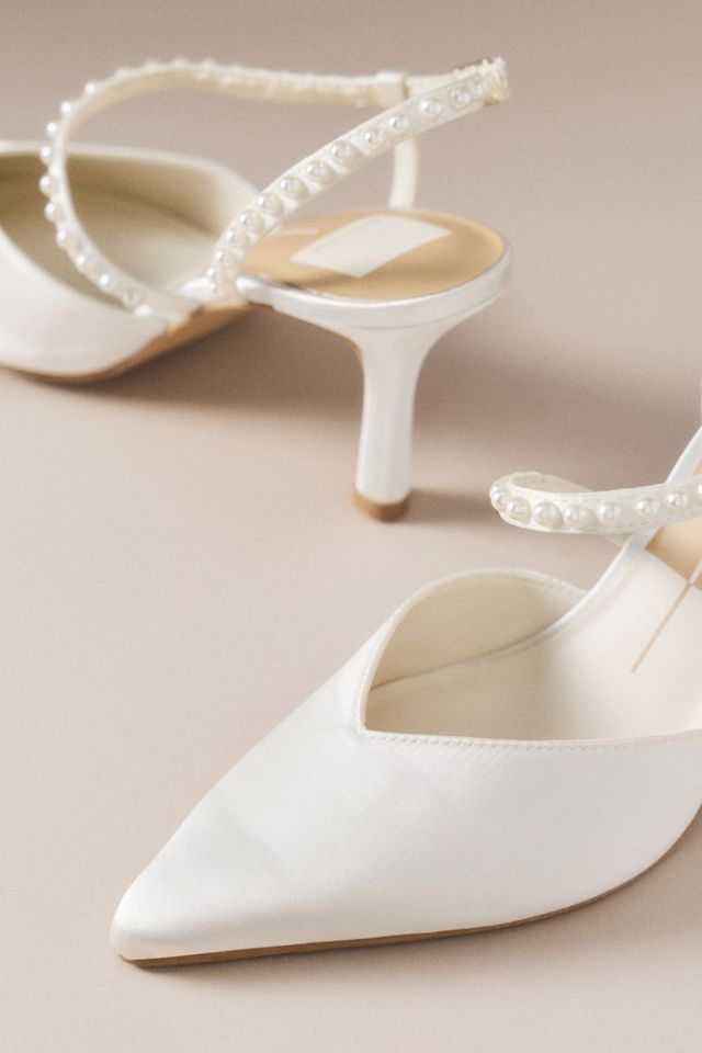 Dolce Vita Kamra Pearl-Strap Heels | Anthropologie