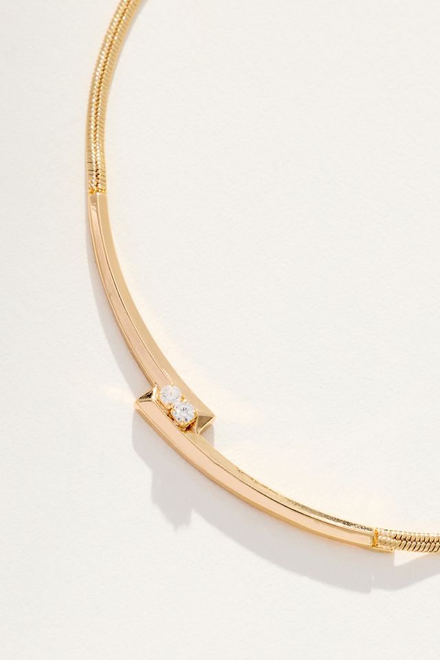 Overlap Tube Necklace | Anthropologie