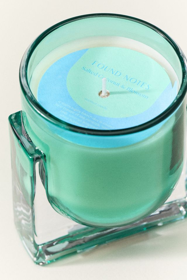 Found Notes Fresh Salted Coconut & Blossom Boxed Glass Candle | AnthroHome