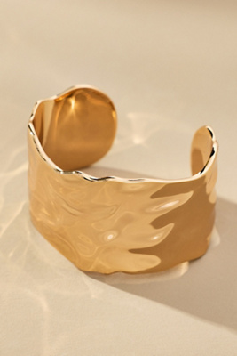 Ettika Thick Sculpted Cuff Bracelet | Anthropologie