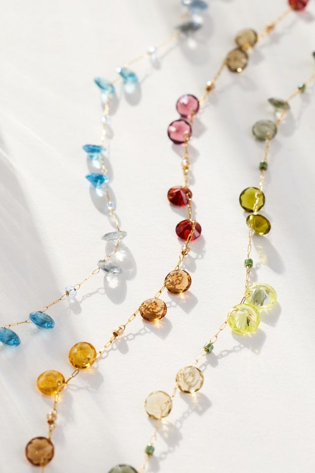 Floating Crystal Necklace | Anthropologie
