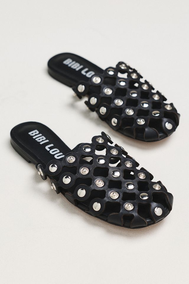 Bibi Lou Grommet Studded Mules | Anthropologie