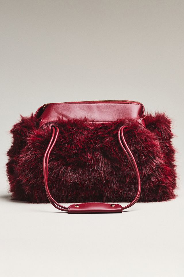 Faux Fur Shoulder Bag | Anthropologie