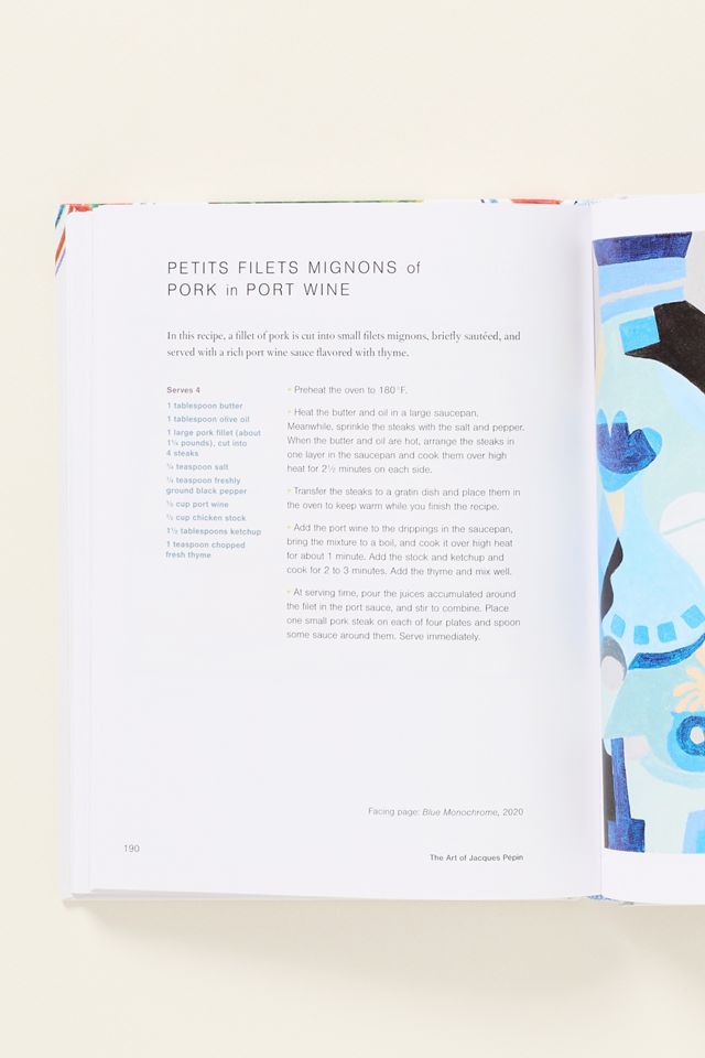 The Art of Jacques Pepin Hardcover Cookbook | AnthroHome
