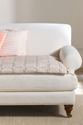Cotton Printed Sofa Topper | AnthroHome