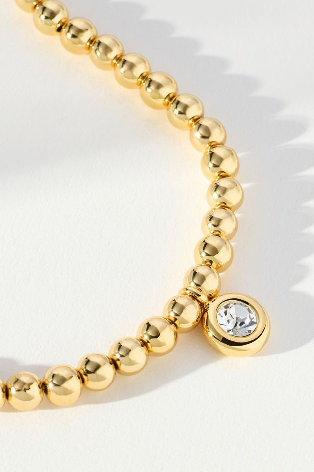 Crystal Bubble Chain Necklace | Anthropologie