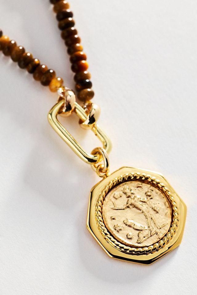 Alona Indra Karma Coin Necklace | Anthropologie