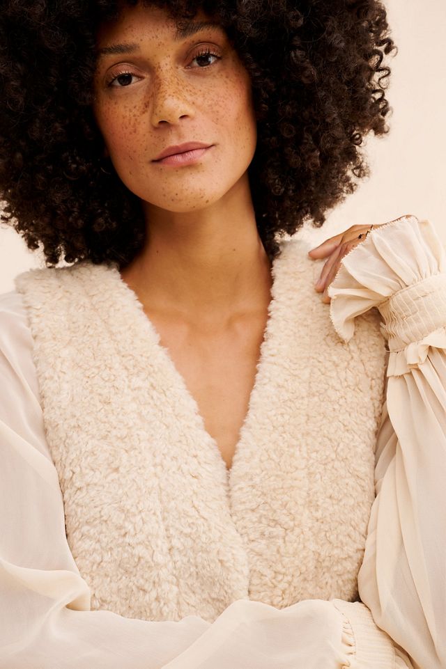 See U Soon Boxy Sherpa Vest | Anthropologie