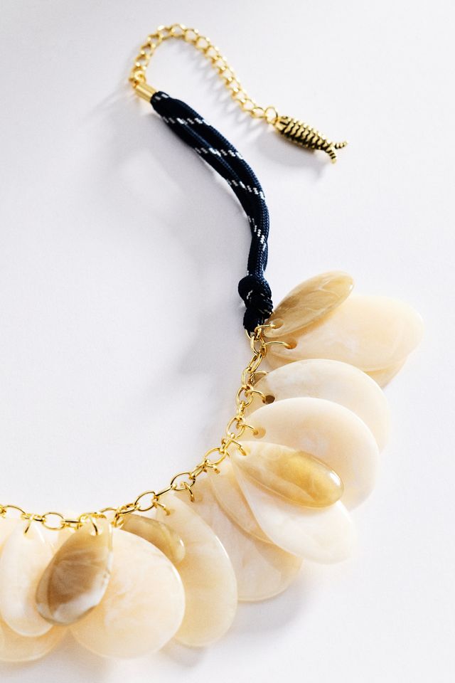 Statement Resin Cord Necklace | Anthropologie