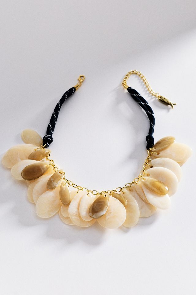 Statement Resin Cord Necklace | Anthropologie