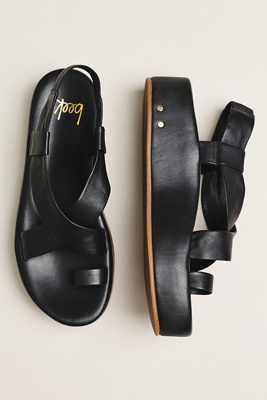 Cara Cara Cross Strap Platform Sandals | Anthropologie