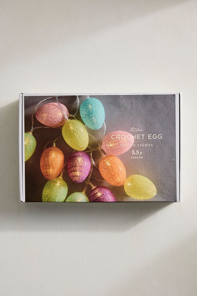 Crochet Egg String Lights | Terrain