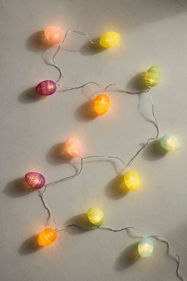 Crochet Egg String Lights | Anthropologie